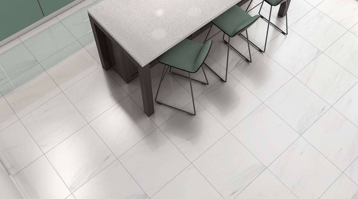 17 Stunning White Kitchen Floor Tile Ideas – Direct Stone Source