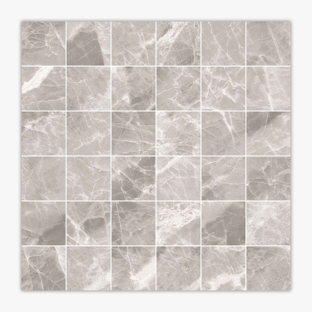 Nambia Grey Matte 2x2 Porcelain Mosaic Tile – Direct Stone Source