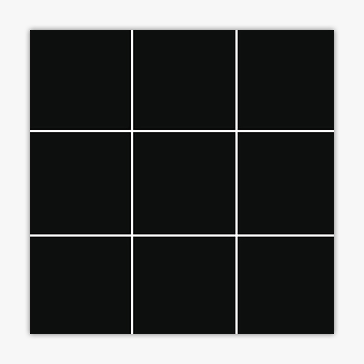 Full Black Matte 2x2 Porcelain Mosaic – Direct Stone Source