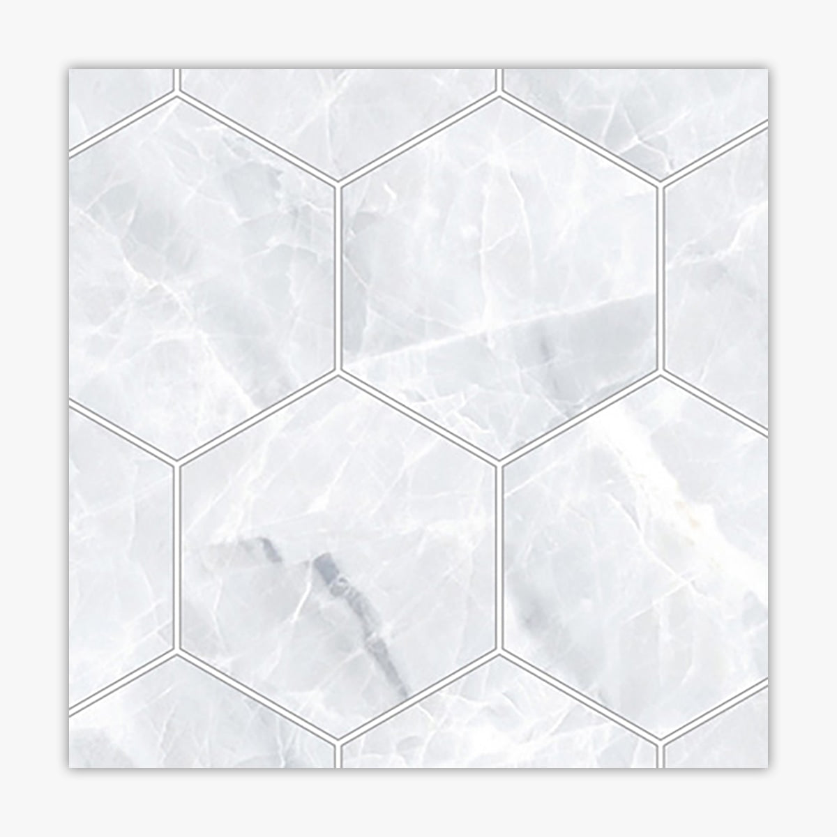 Nambia White Matte 3 Inch Hexagon Porcelain Mosaic – Direct Stone Source
