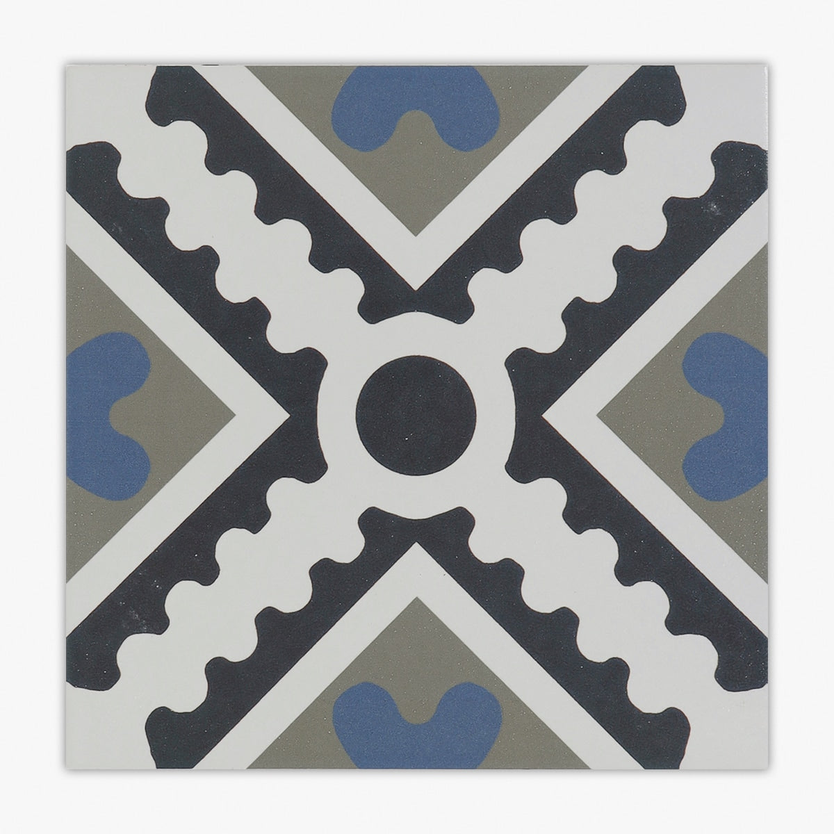 Marmette Italian Augusto Dark Matte 8x8 Porcelain Tile – Direct Stone ...